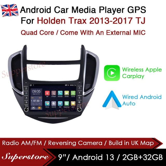 9” CARPLAY ANDROID 13 Auto Car Stereo Head Unit GPS For Holden Trax TJ ...