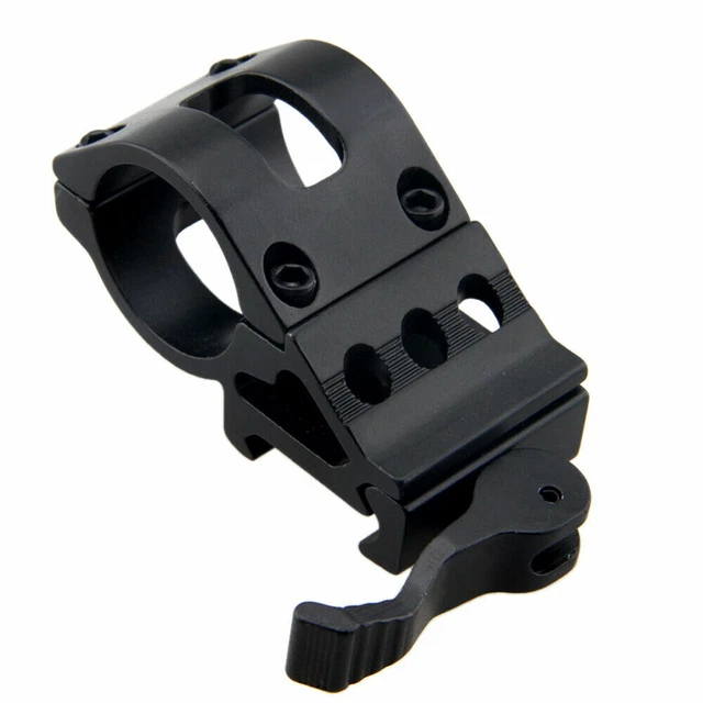 TACTICAL 1& OFFSET Picatinny/Weaver Rail Mount for Flashlight with ...