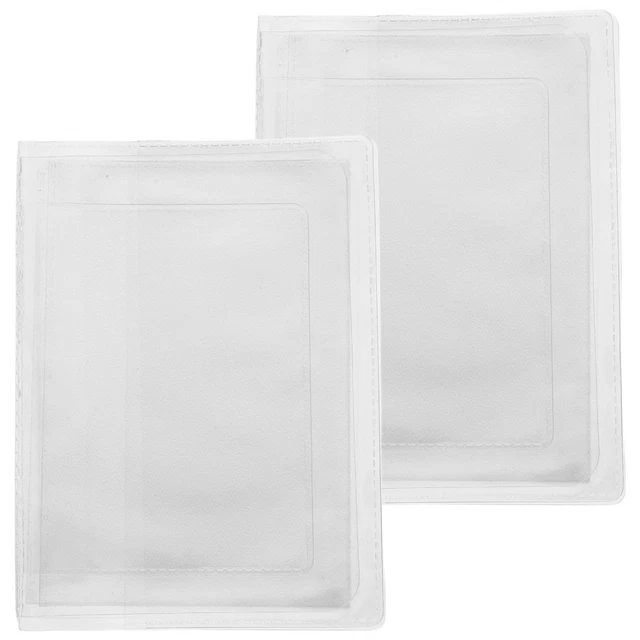 3 COUNT CLEAR Driver License Protective Holder Car Document Folder £16. ...