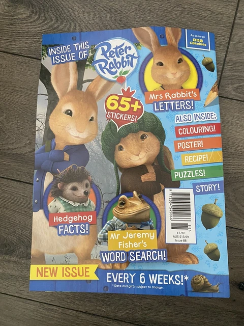 CBEEBIES PETER RABBIT Magazine Flopsey Mopsey And Cottontail Figures £ ...
