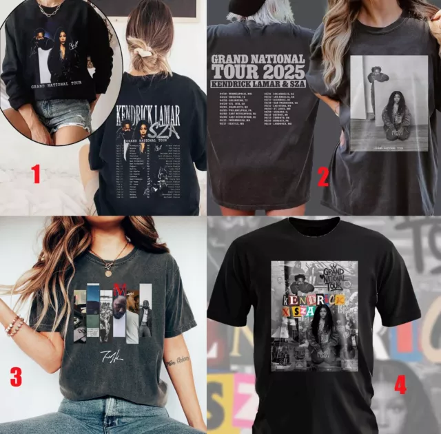 CUSTOM KENDRICK LAMAR & SZA 2025 Grand National Tour T-Shirt £20.49 ... CUSTOM KENDRICK LAMAR & SZA 2025 Grand National Tour T-Shirt £20.49 ...