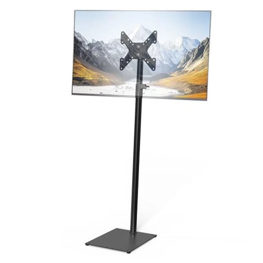 TV STAND WITH Mount 70” Height Adjustable Tall TV Floor Stand 360 ...