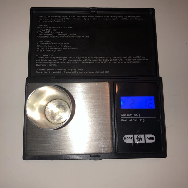 ONE MONOGRAM ENGRAVED 800 SOLID SILVER Shot cup, 4.2cm high £21.50 ...