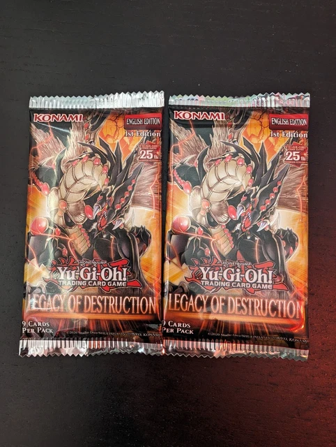 DUE (X2) CONFEZIONI booster YuGiOh Legacy of Destruction EUR 8,55 - PicClick IT