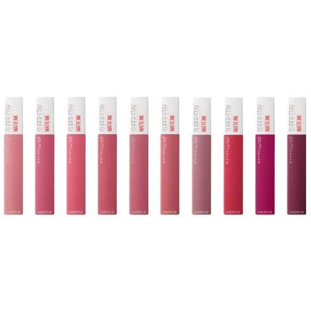 MAYBELLINE SUPER STAY Matte Ink Liquide Rouge à Lèvres -Choisissez ...