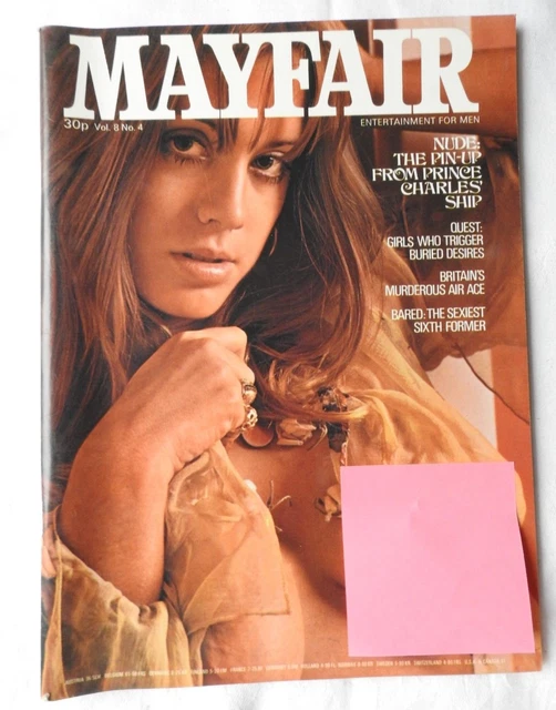 MAYFAIR MAGAZINE Vol 8 No 4 - Dawn Saunders vintage April 1973 some cut-outs £11.99 - PicClick UK
