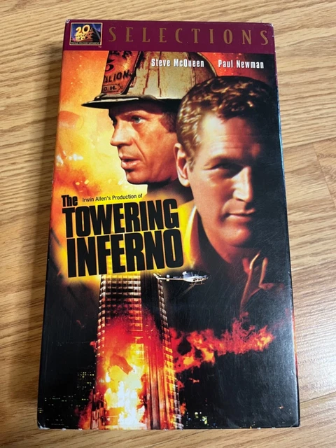 THE TOWERING INFERNO VHS Tape 1999 Steve McQueen Paul Newman Action ...