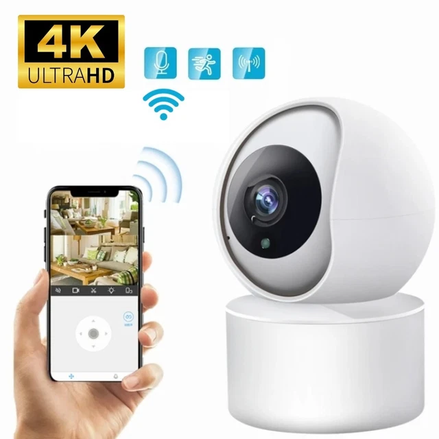 TELECAMERA HD WIRELESS Interna Sd Ip Camera Motorizzata Infrarossi Wifi ...