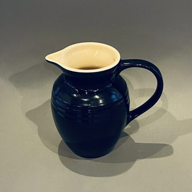 BROCCA LE CREUSET Brocca Gres porcellanato Grande Nero Lucido Acqua ...
