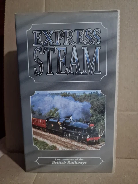EXPRESS STEAM LOCOMOTIVES of the British Railways - VHS Video Vintage £5.99 - PicClick UK