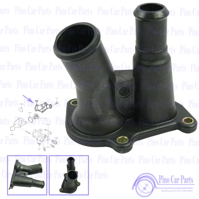 FORD FIESTA MK4 Coolant Flange Thermostat Housing 1493599 1.25 1.4 1.6 ...