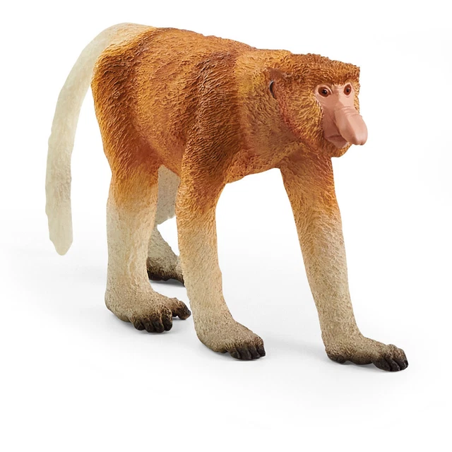 SCHLEICH WILD LIFE Proboscis Monkey Toy Figure, Multi-colour (14846) £8 ...
