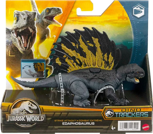 JURASSIC WORLD 2023 Dino Trackers EDAPHOSAURUS Dinosaur Action Figure ...