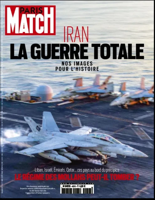 PARIS MATCH N°4010 du 5 mars 2026 - Iran, la guerre totale (NEUF) EUR ...