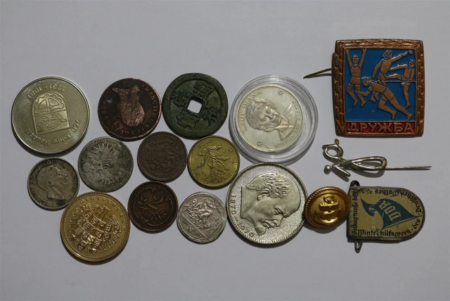 🧭 🇩🇪 OLD Coins + Old Medals + Fantasy Items B50 Zg35 $32.06 - PicClick CA
