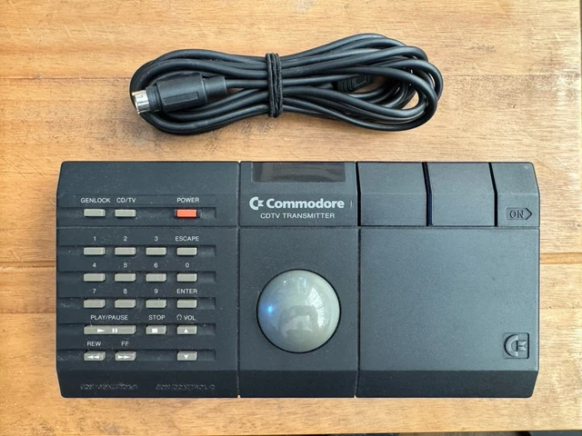 ULTRA RARE COMMODORE Amiga CDTV Trackball Controller CD-1200, VERY GOOD ...