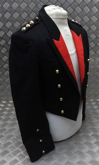 RHA MESS JACKET British Army Royal Horse Artillery Dress Captain Rank ...