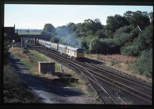 ORIGINAL COLOUR SLIDE of BR class 31 diesel loco 31271 31289 reedham 0 ...