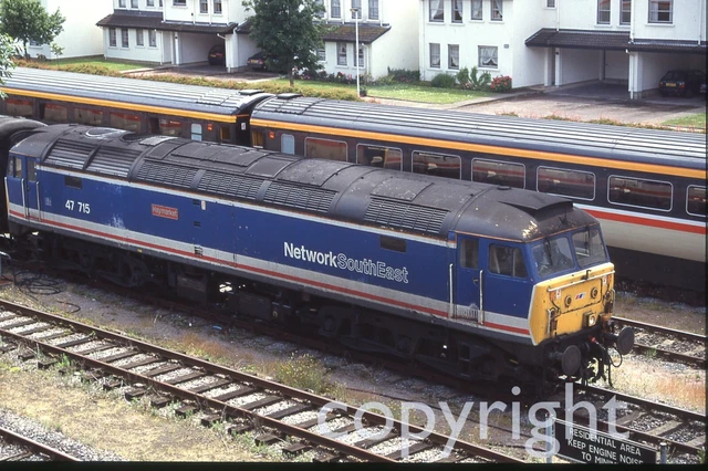 ORIGINAL DIESEL RAILWAY 35mm Slide 47715 Goodrington Yard 1996 £1.25 ...