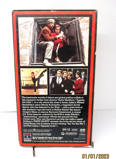 WHITE KNIGHTS (VHS, 1988) Mikhail Baryshnikov, Gregory Hines £11.14 ...