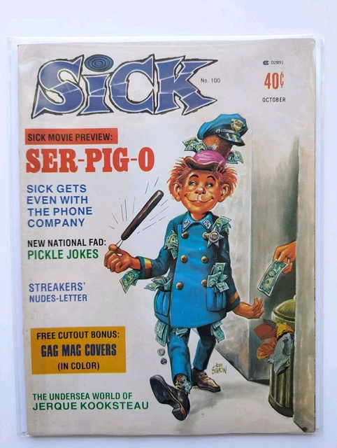 SICK MAGAZINE #100 Vol. 14 No. 4 October 1974 £11.25 - PicClick UK