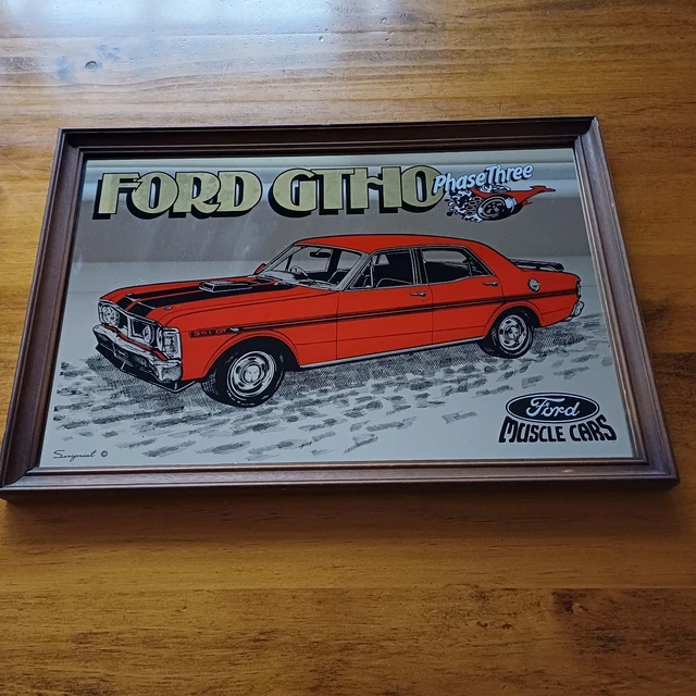 FORD FALCON XY Gt Ho Phase 3 Bar Mirror. Rare. $420.00 - PicClick AU