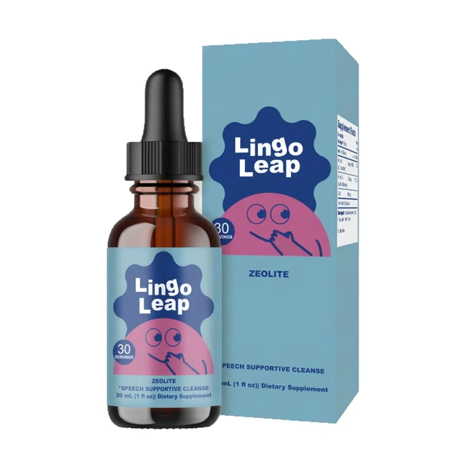 LINGO LEAP CHILDREN'S Drops - Zeolite Detox for Speech Delays Therapy ...