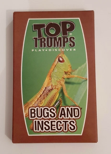 TOP TRUMPS BUGS and Insects Card Game McDonald's Happy Meal Toy 2020 £2 ...