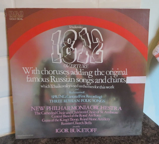TCHAIKOVSKY 1812 OVERTURE RCA Record Vinyl Album LP £10.00 - PicClick UK