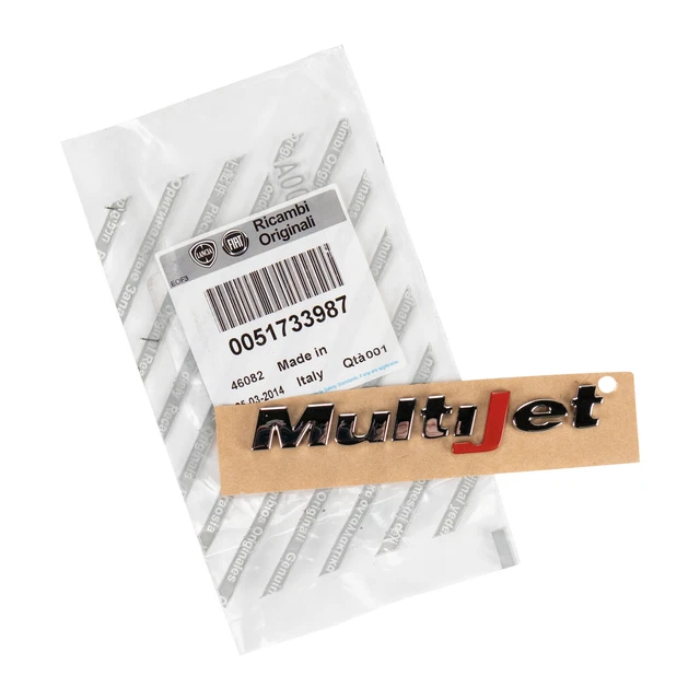 ORIGINAL FIAT EMBLEM lettering logo multiJet tailgate idea Doblo ...