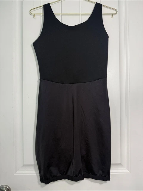 MAIDENFORM BLACK SATIN Lace-Trim Slip Shapewear £23.63 - PicClick UK