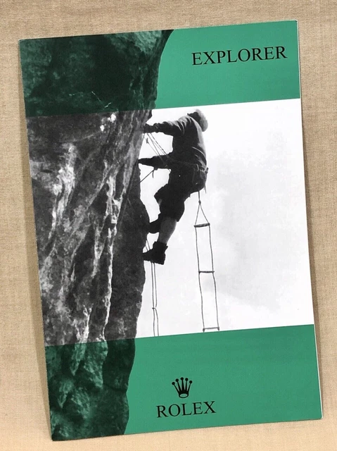 ROLEX EXPLORER 1969 Brochure Leaflet Booklet VERY RARE 1016 Oyster ...