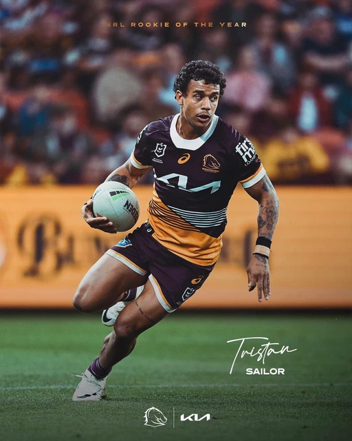 BRISBANE BRONCOS NRL Rugby Team Player Poster, Free Post, Bargain $12. ...