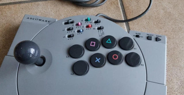 PS1 ASCIIWARE ARCADE Stick joystick Sony Playstation 1 EUR 39,00 - PicClick FR