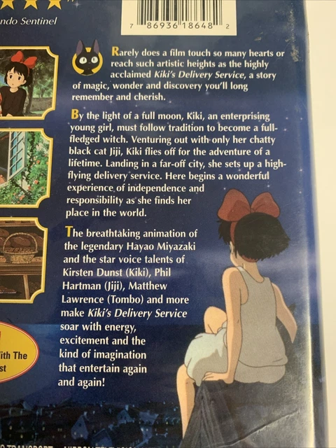 KIKIS DELIVERY SERVICE (VHS, 1998) Walt Disney Studio Ghibli Phil ...