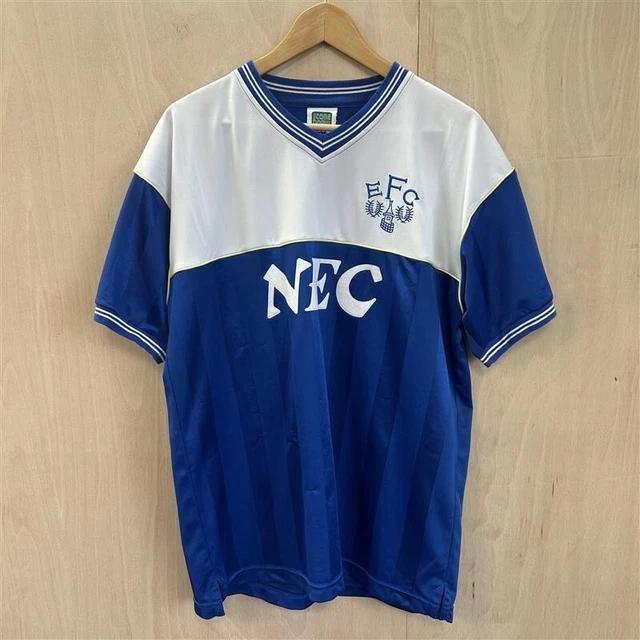 EVERTON FC 1985/86 Score Draw Remake Home Shirt - Size Large £13.00 ...