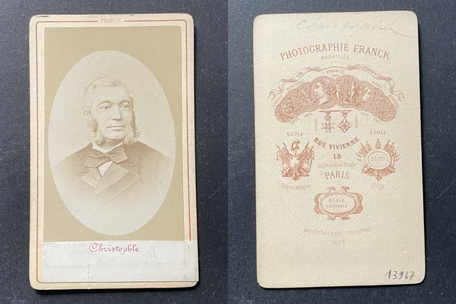 FRANCK, PARIS, ALBERT Christophle, homme politique français, circa 1870 ...