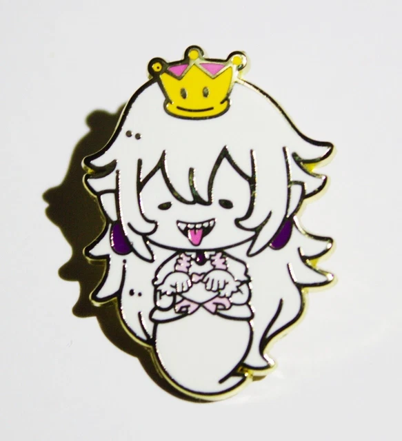 SUPER MARIO BROS. Video Game Boosette Figure Metal Enamel Pin NEW ...