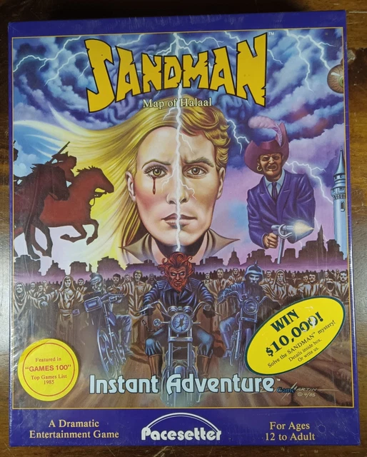 SANDMAN MAP OF Halaal (1985, Pacesetter) RPG Shrinkwrap Tweet ...
