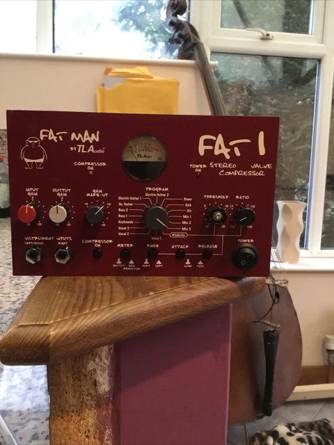 TL AUDIO FAT MAN Fat 1 Classic Valve Front end & Compressor Limiter £ ...