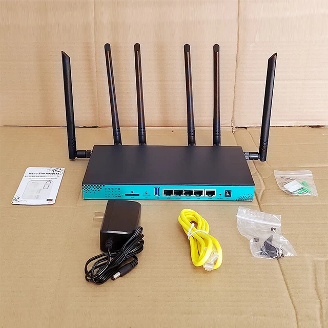 1200MBPS 4G/5G LTE Wireless Router Dual Band WiFi Unlocked With SIM ...