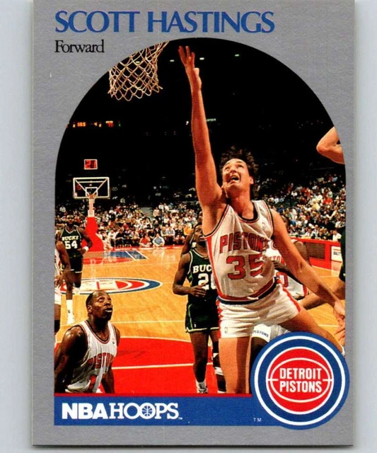 1990-91 HOPPS BASKETBALL #105 Scott Hastings NBA Pistons EUR 0,82 ...