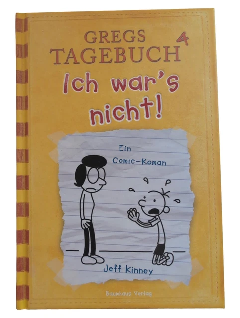 GREGS TAGEBUCH 4 Comic-Roman Jeff Kinney Tedesco EUR 7,95 - PicClick IT