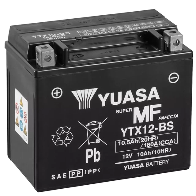 BATTERIE YTX12-BS POUR Adly Crusader 4T 150 2009- YUASA COD.YTX12 EUR ...