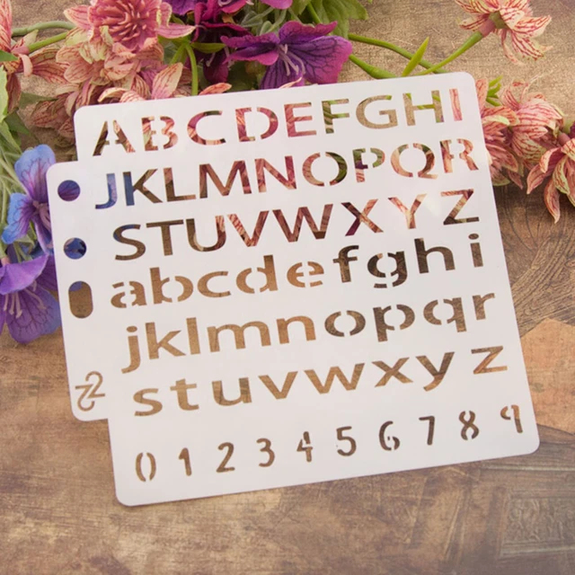 EASY STENCIL DRAWINGS Alphabet Letter Drawing Stencils Drawing Stencil ...