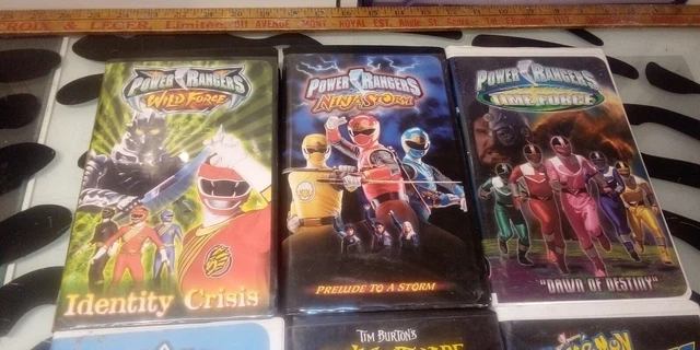 POWER RANGERS VHS Pokemon 4 Ever MewTwo Returns Nightmare Before ...