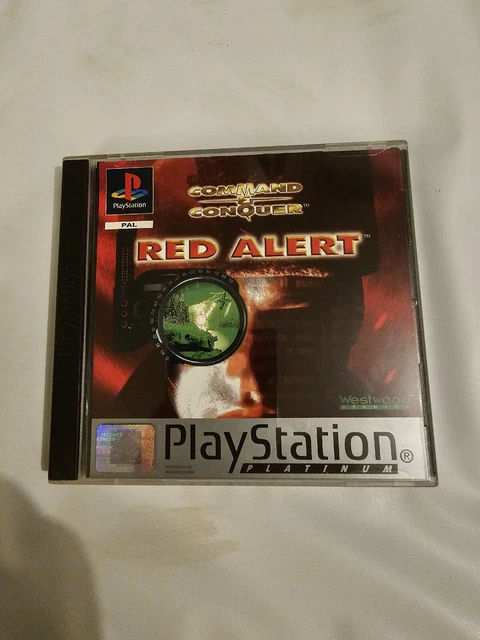 COMMAND AND CONQUER: Red Alert PS1 (COMPLETO) raro platino Sony ...