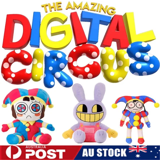 THE AMAZING DIGITAL Circus Plush,Pomni and Jax Plushies Toy for Kids ...