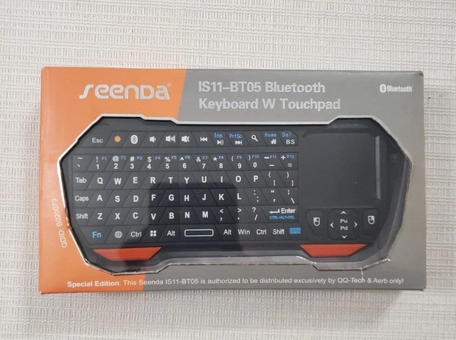 SEENDA MINI WIRELESS Bluetooth Keyboard with Touchpad - iOS Android ...