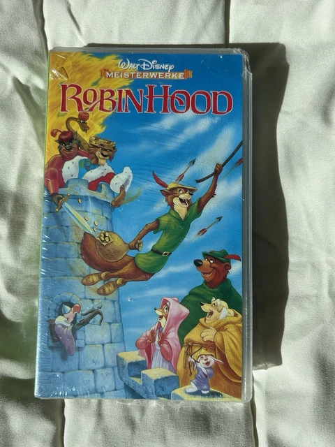 RARE GERMAN WALT Disney Robin Hood Meisterwerke VHS NEW Sealed $90.18 ...